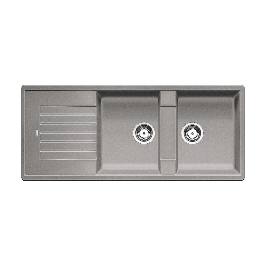 Sudoper Blanco Zia 8S antracit bez dalj. 515605